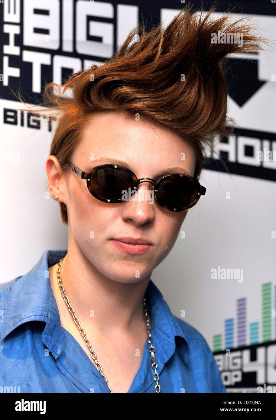 Elly Jackson of La Roux poses for photographs before appearing on the ...