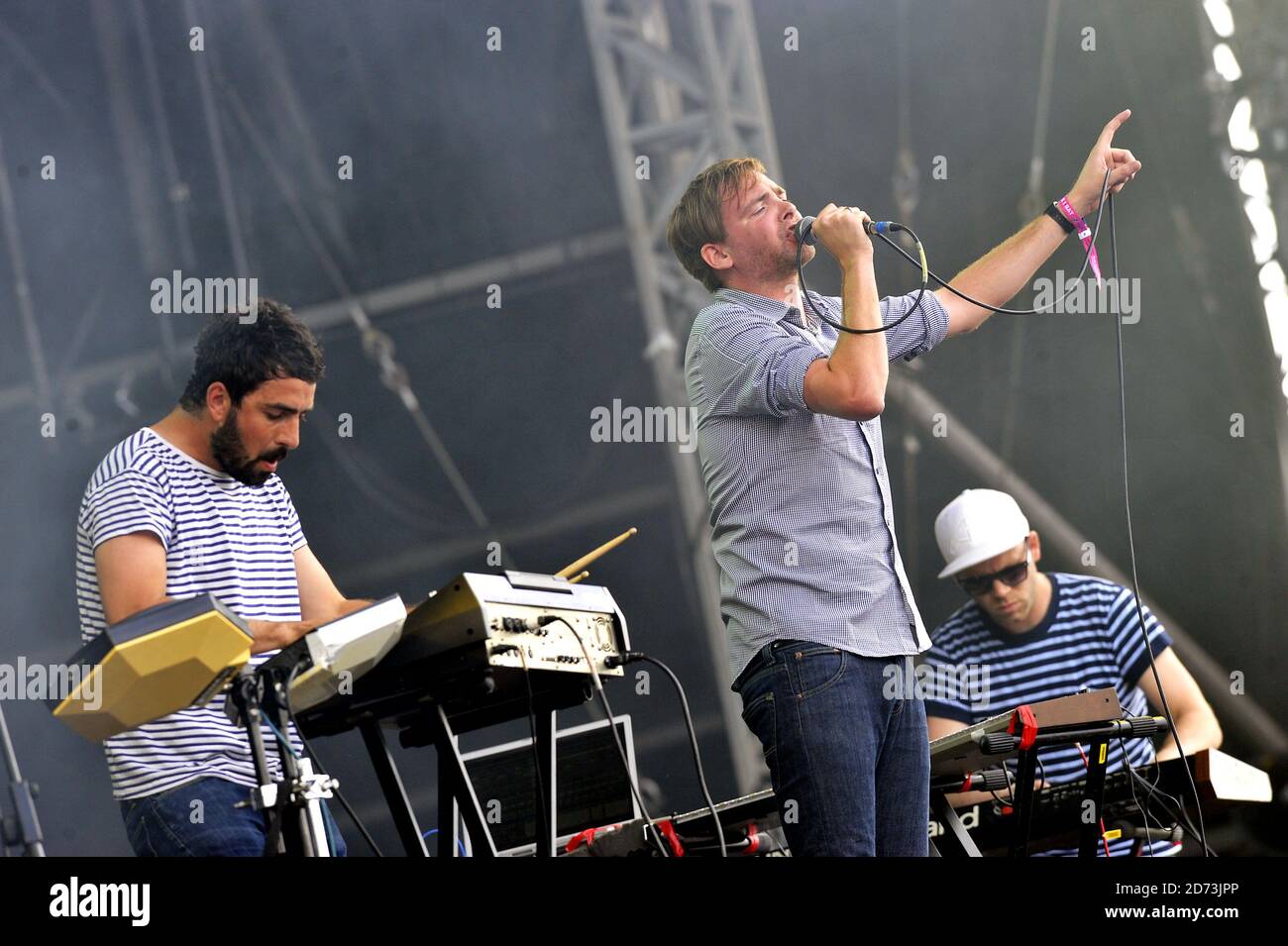 Filthy Dukes performing at the 2009 Wireless Festival in Hyde Park ...