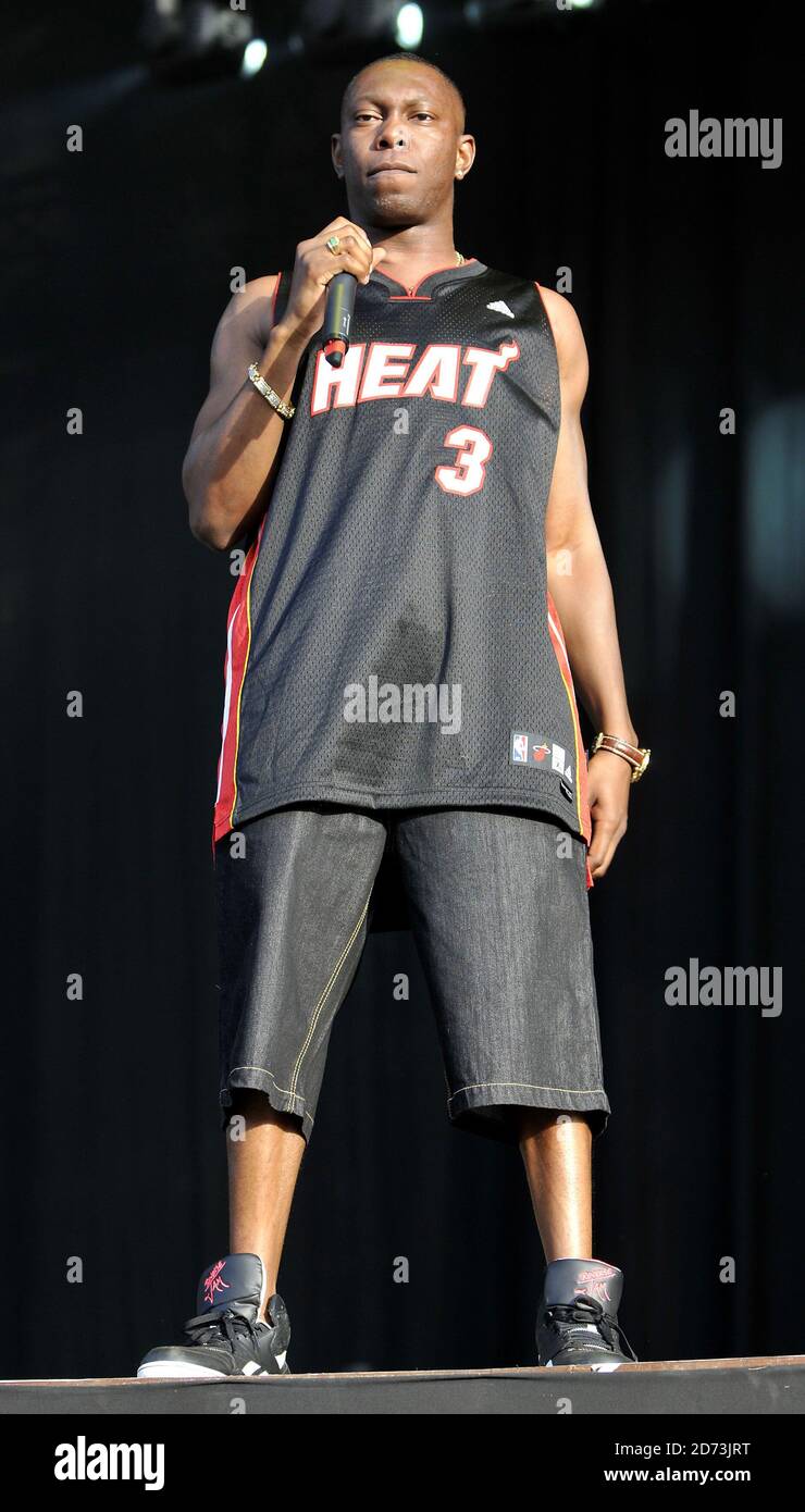 Dizzee Rascal performing at the 2009 Wireless Festival in Hyde Park ...