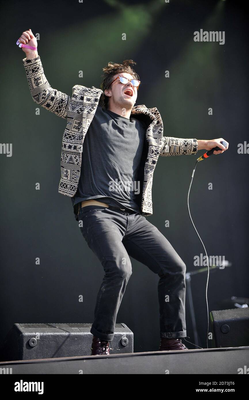 Jack Penate performing at the 2009 Wireless Festival in Hyde Park ...