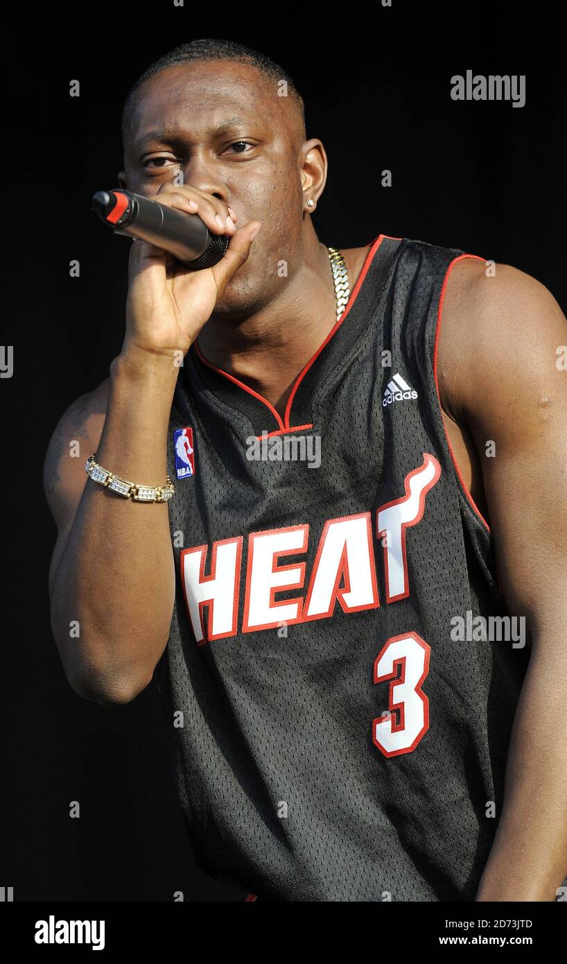 Dizzee Rascal performing at the 2009 Wireless Festival in Hyde Park ...