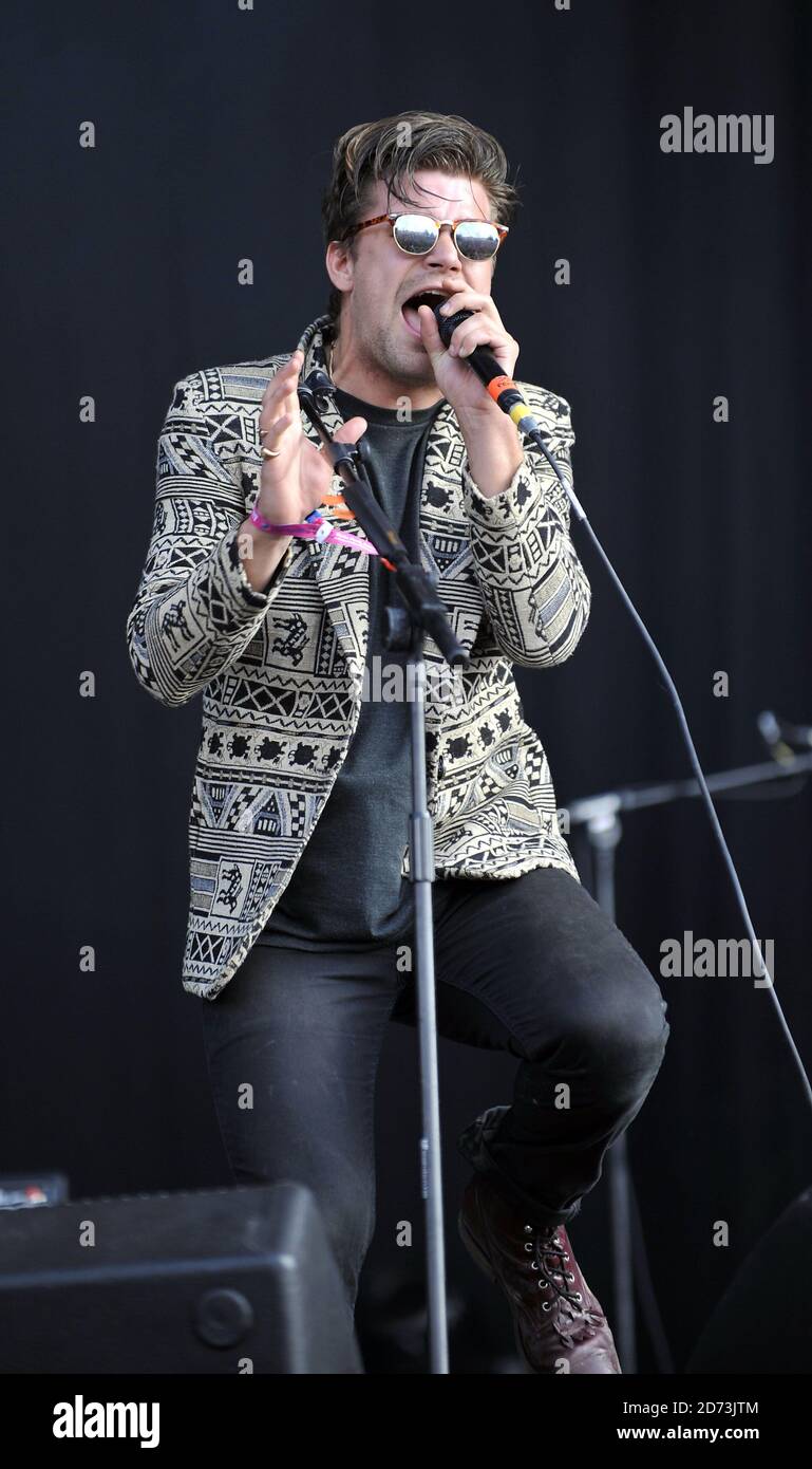 Jack Penate performing at the 2009 Wireless Festival in Hyde Park ...