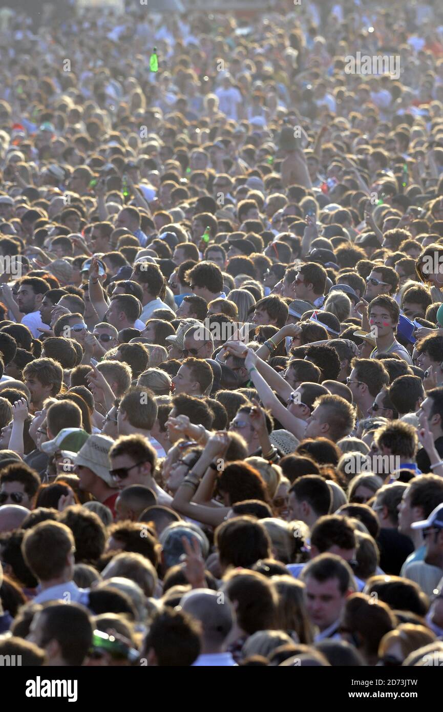 The crowd at the 2009 Wireless Festival in Hyde Park, London Stock ...