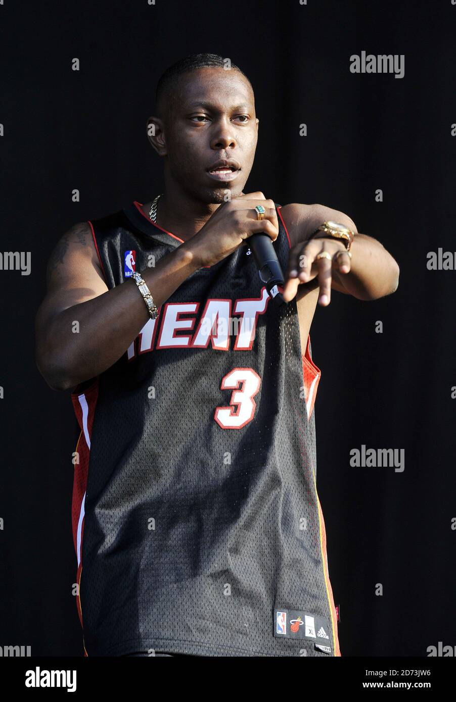 Dizzee Rascal performing at the 2009 Wireless Festival in Hyde Park ...