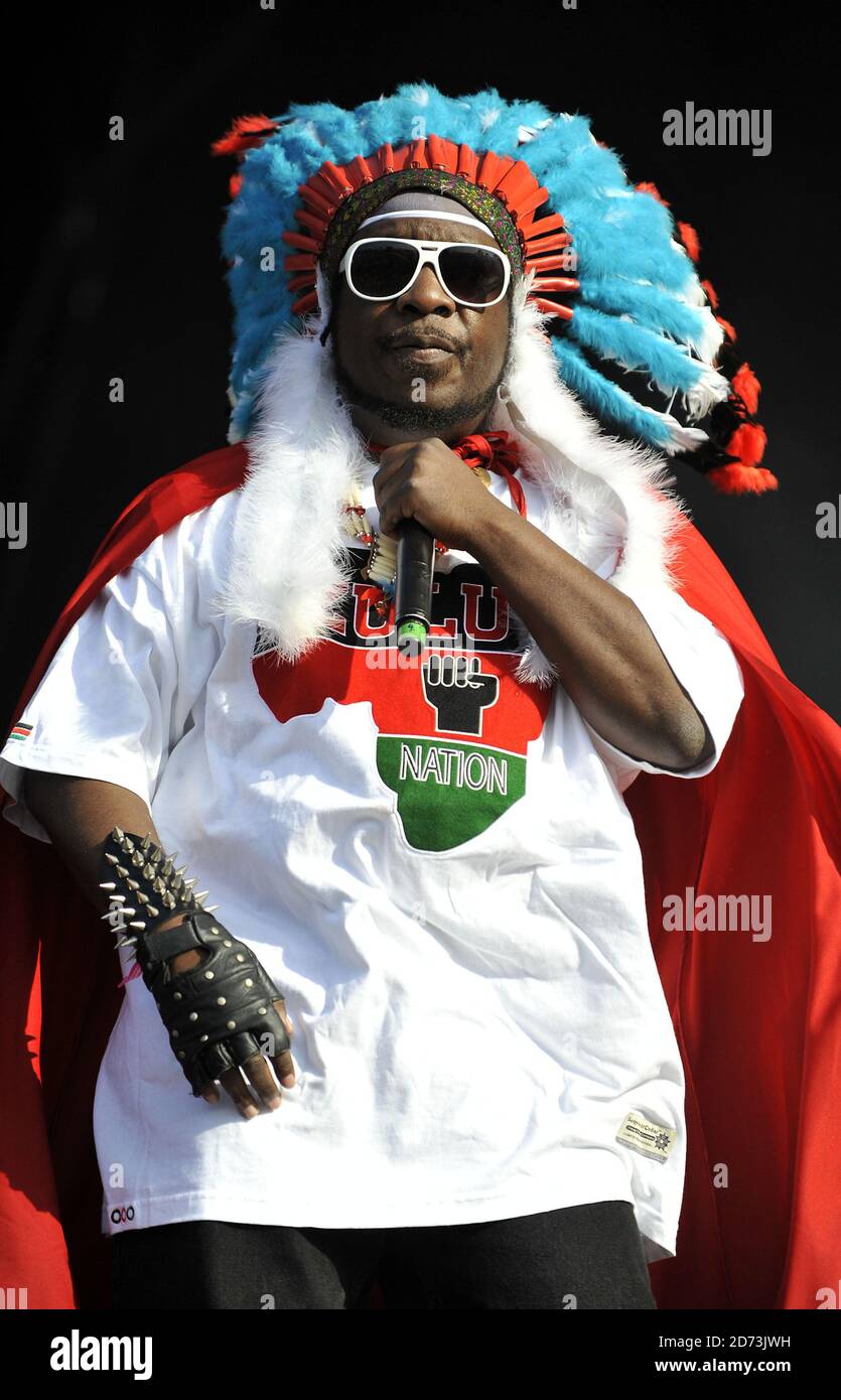 Afrika Bambaataa and Soulsonic Force perform live at the 2009 Wireless ...