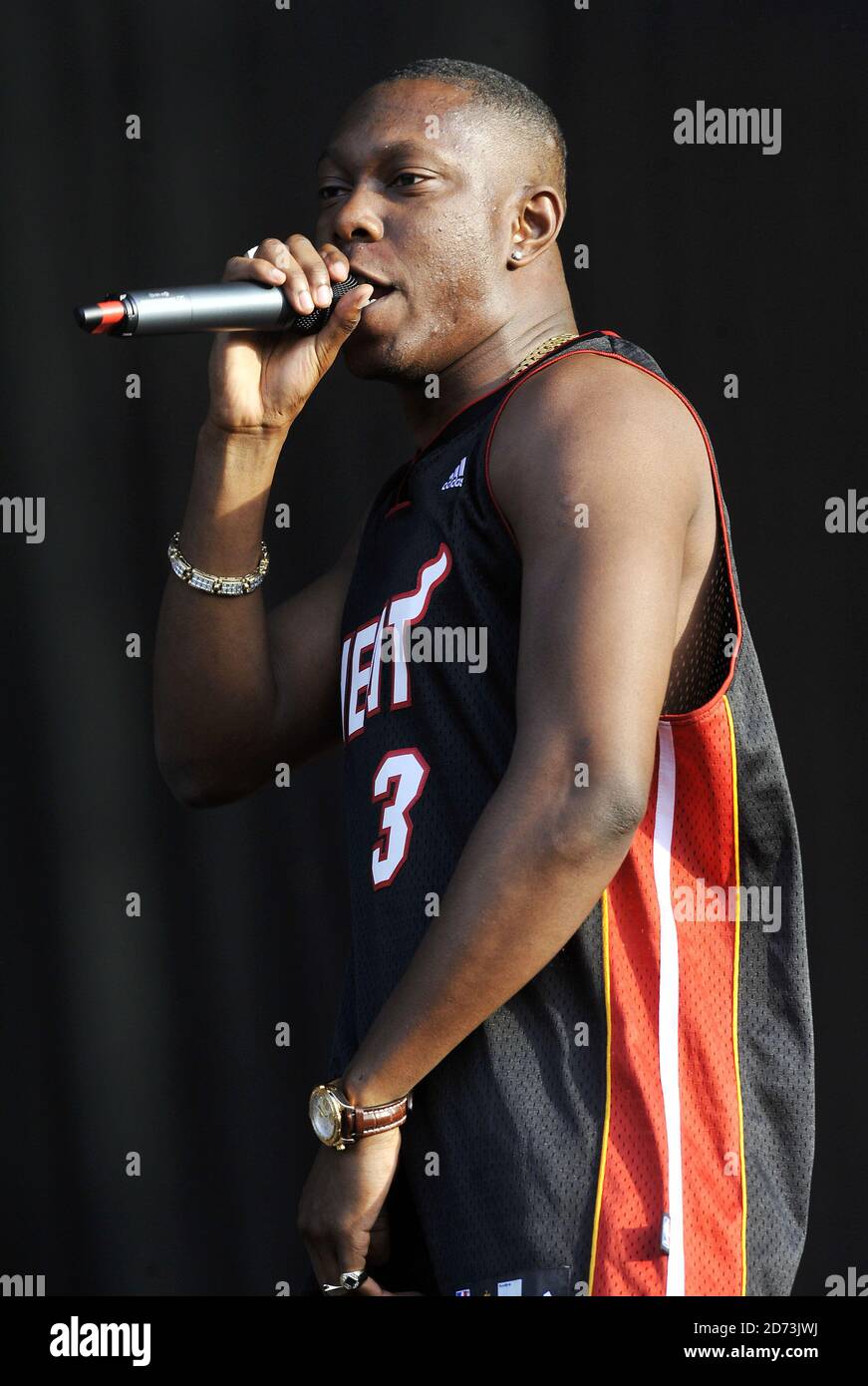 Dizzee Rascal performing at the 2009 Wireless Festival in Hyde Park ...