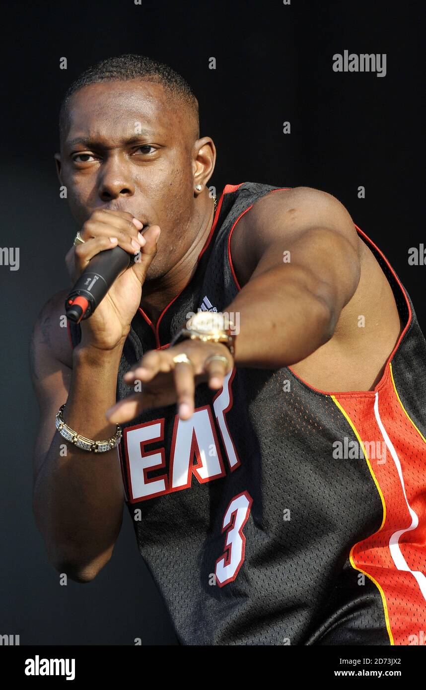 Dizzee Rascal performing at the 2009 Wireless Festival in Hyde Park ...