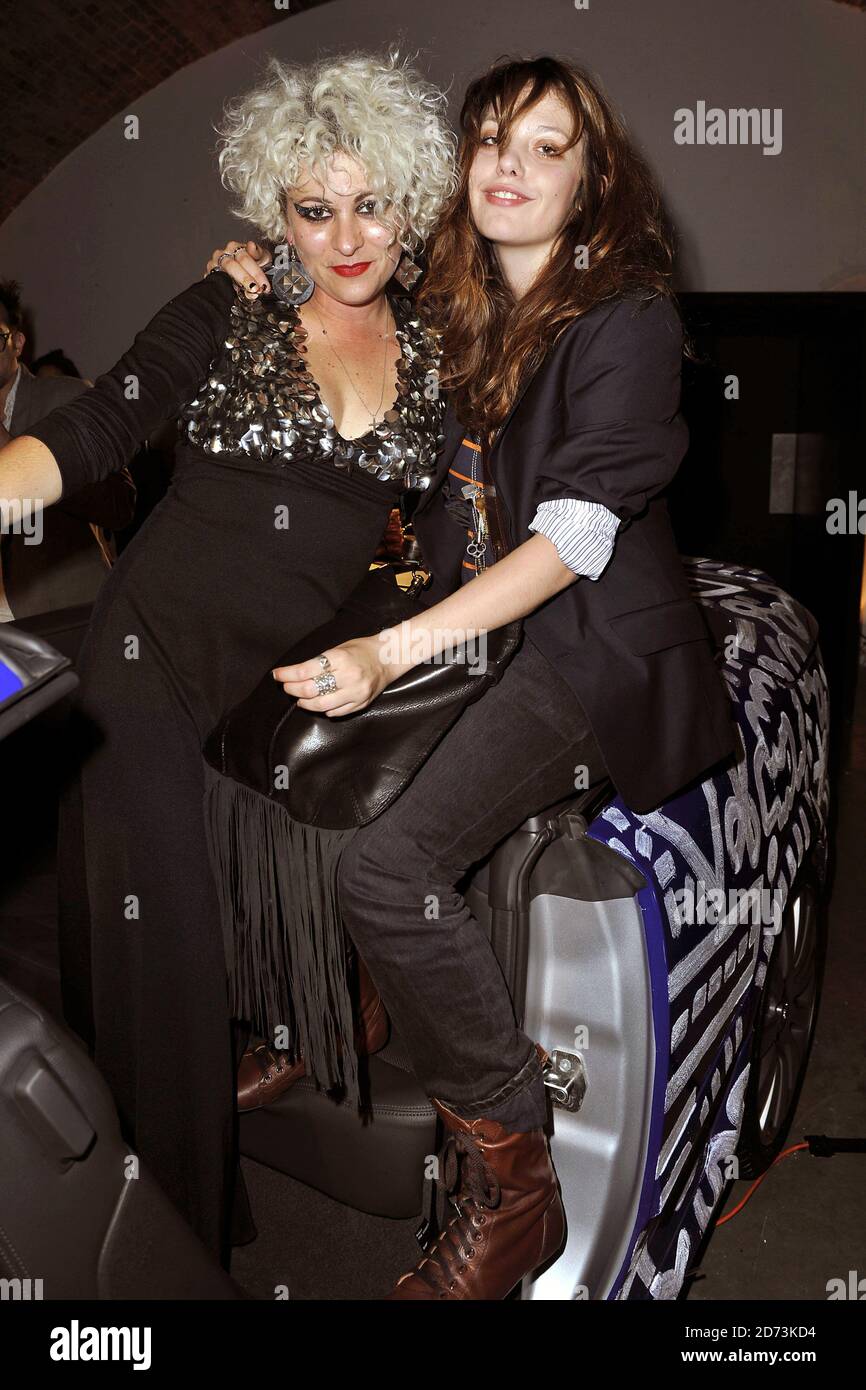 Lyndell Mansfield (l) and Cory Kennedy at the Vauxhall Skate party ...