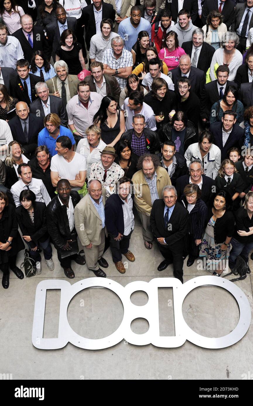 A crowd including Kwame Kwei-Armah, Peter Tatchell, Sara Cox, Ken ...