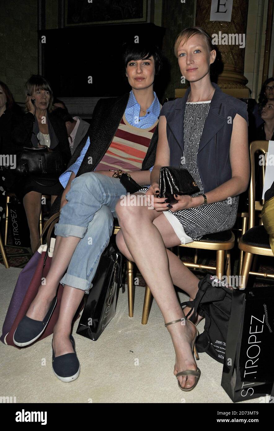 Erin O'Connor and Jade Parfitt attending the Roksanda Ilincic fashion ...