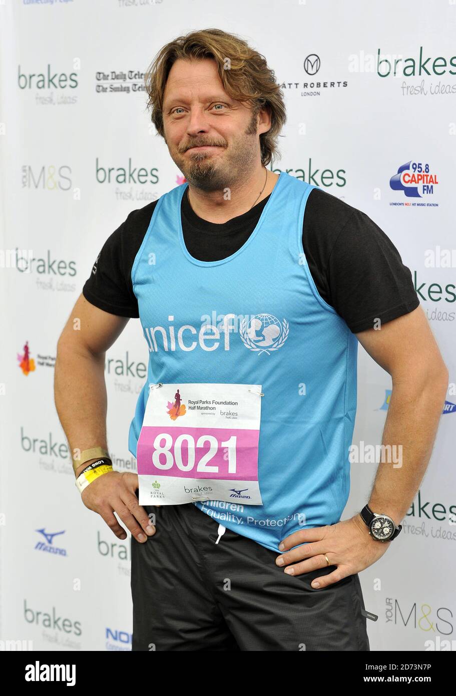 Charley Boorman seen at the start of the Royal Parks FOundation Half ...