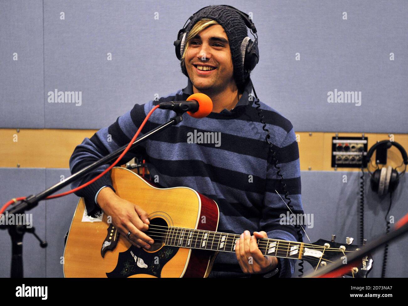Charlie Simpson of Fightstar performs live on XFM at the Global Radio ...