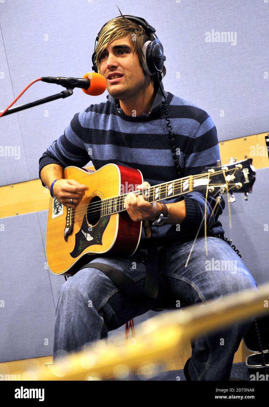 Charlie Simpson of Fightstar performs live on XFM at the Global Radio ...