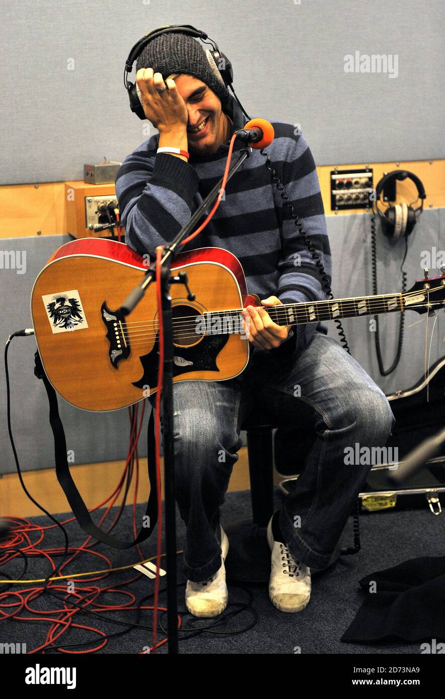 Charlie Simpson of Fightstar performs live on XFM at the Global Radio ...
