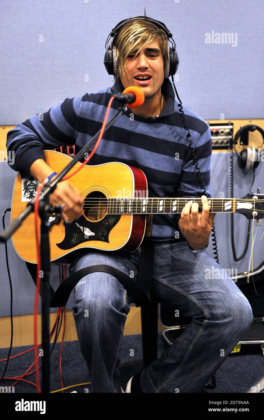 Charlie Simpson of Fightstar performs live on XFM at the Global Radio ...