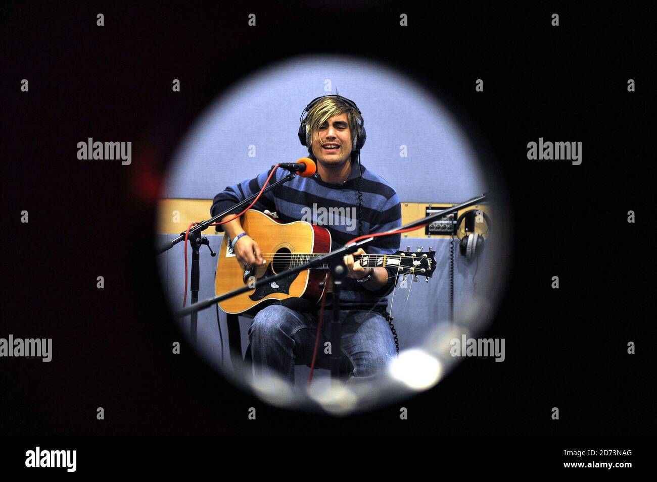 Charlie Simpson of Fightstar performs live on XFM at the Global Radio ...