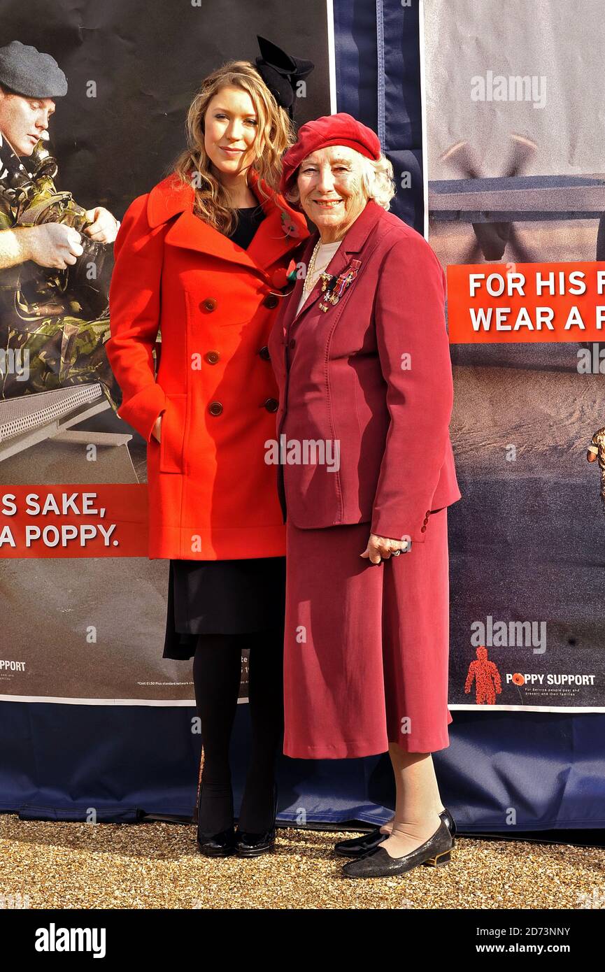 Dame Vera Lynn and Hayley Westenra launch the 2009 Royal British Legion ...