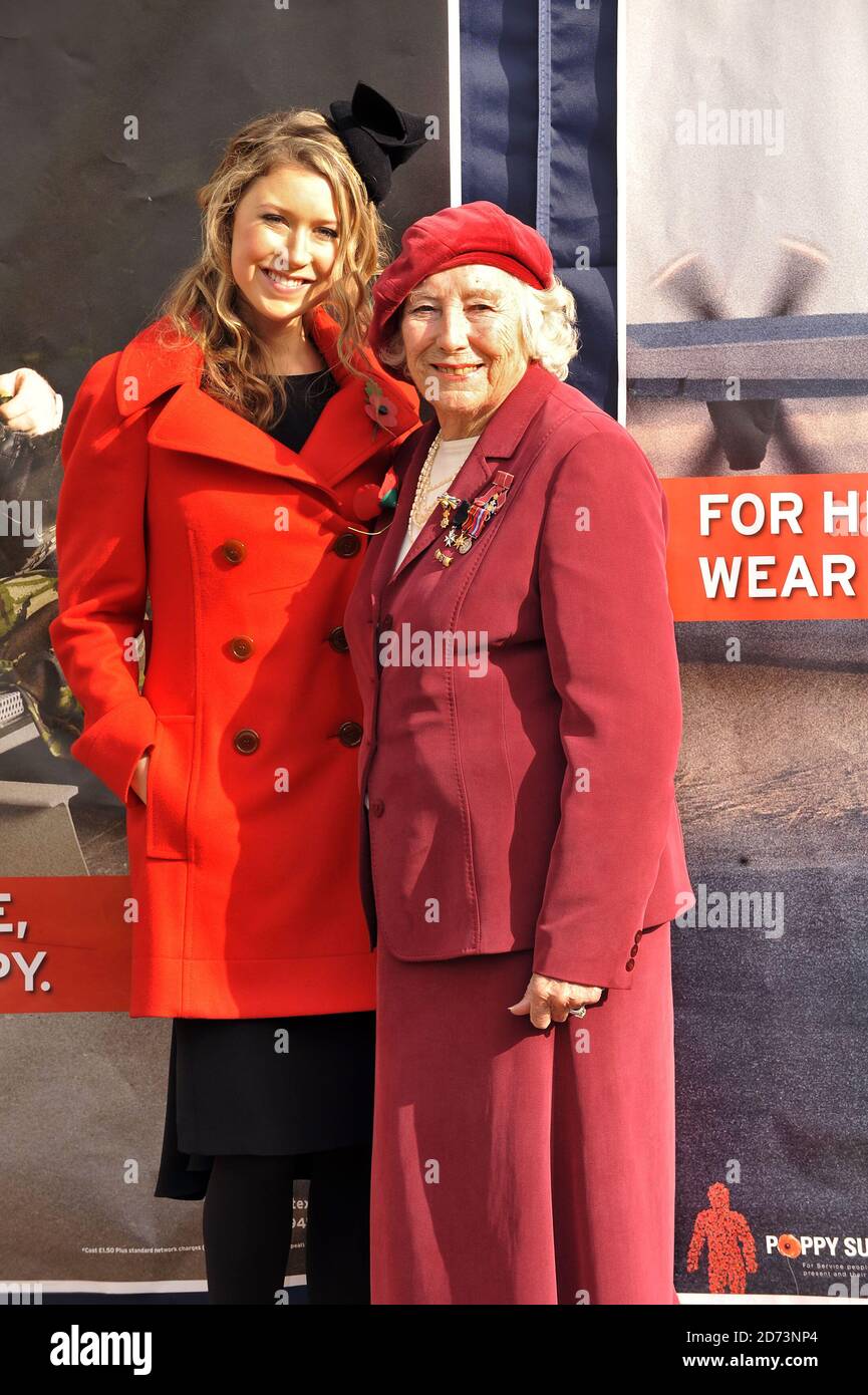 Dame Vera Lynn and Hayley Westenra launch the 2009 Royal British Legion ...