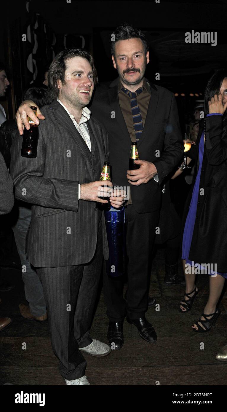 Paul King (l) and Julian Barratt attending the afterparty for the Bunny ...