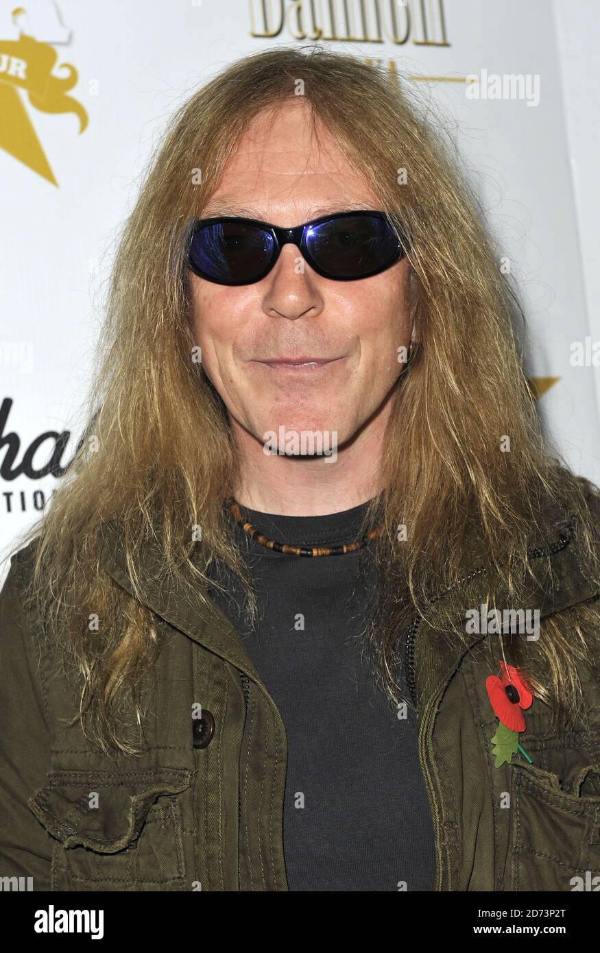 Janick Gers from Iron Maiden arrives at the Classic Rock Roll of Honour ...