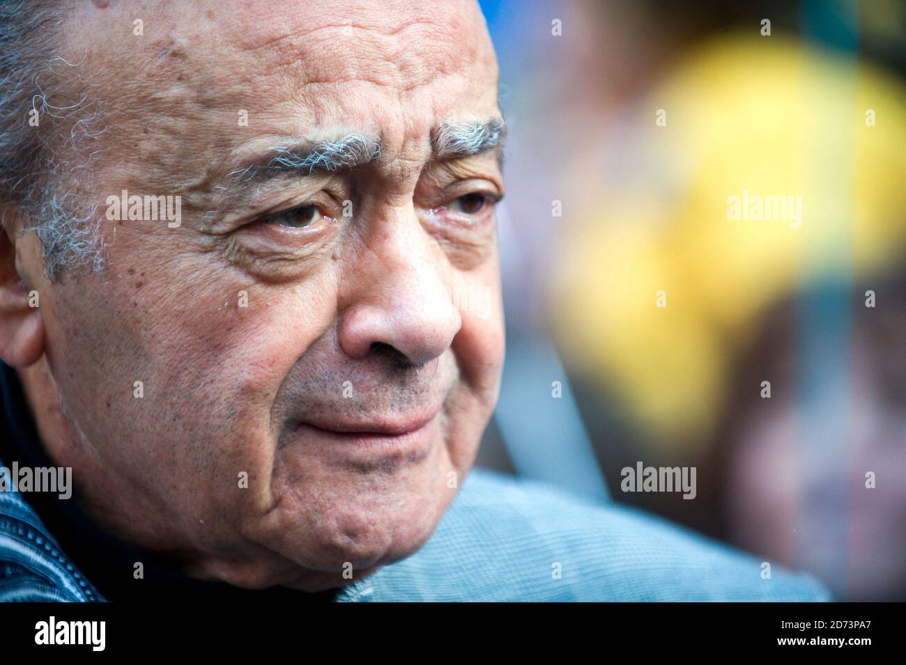 Mohammed Al Fayed pictured during the Harrods Christmas parade in ...