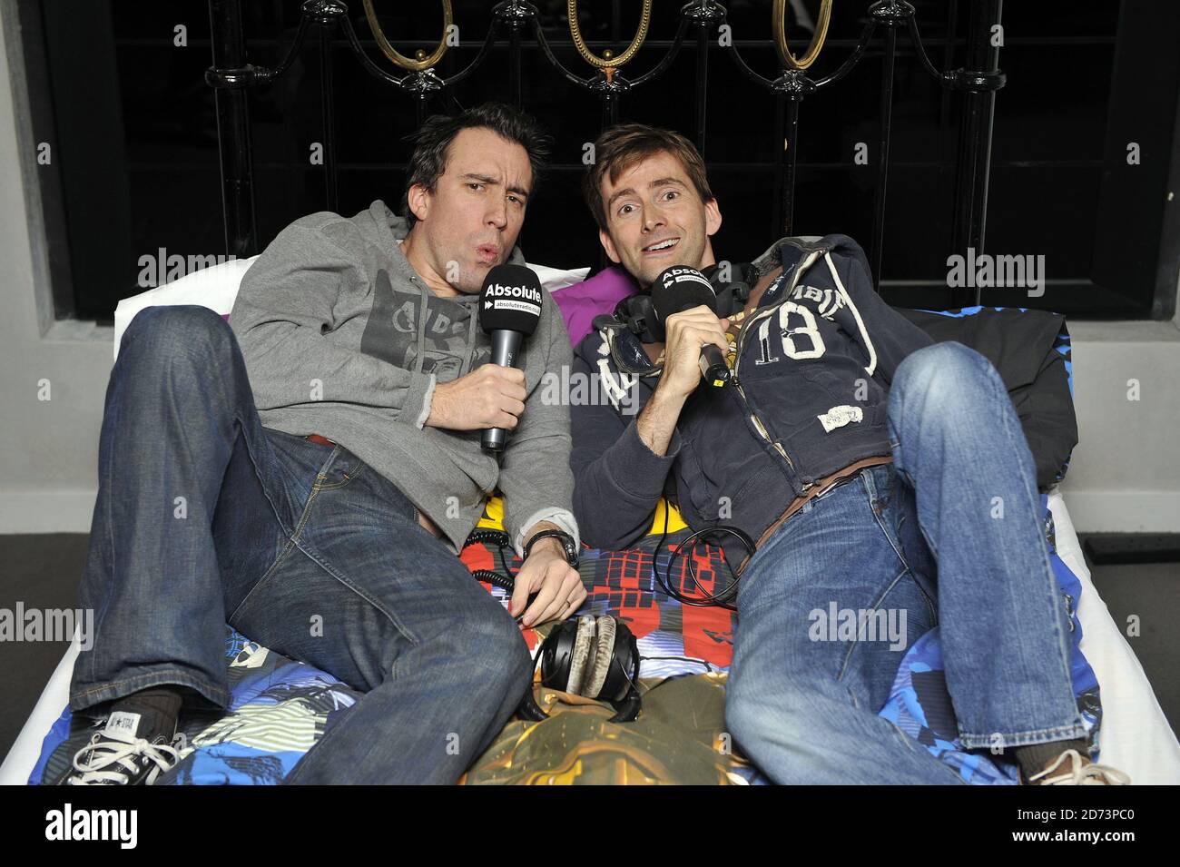 David Tennant and Christian O'Connell broadcast from David Tennant's ...