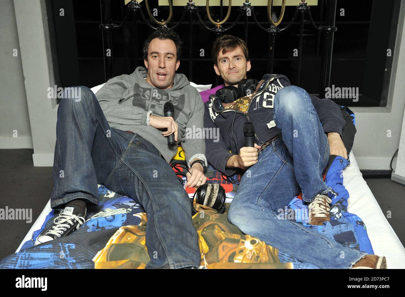 David Tennant and Christian O'Connell broadcast from David Tennant's ...