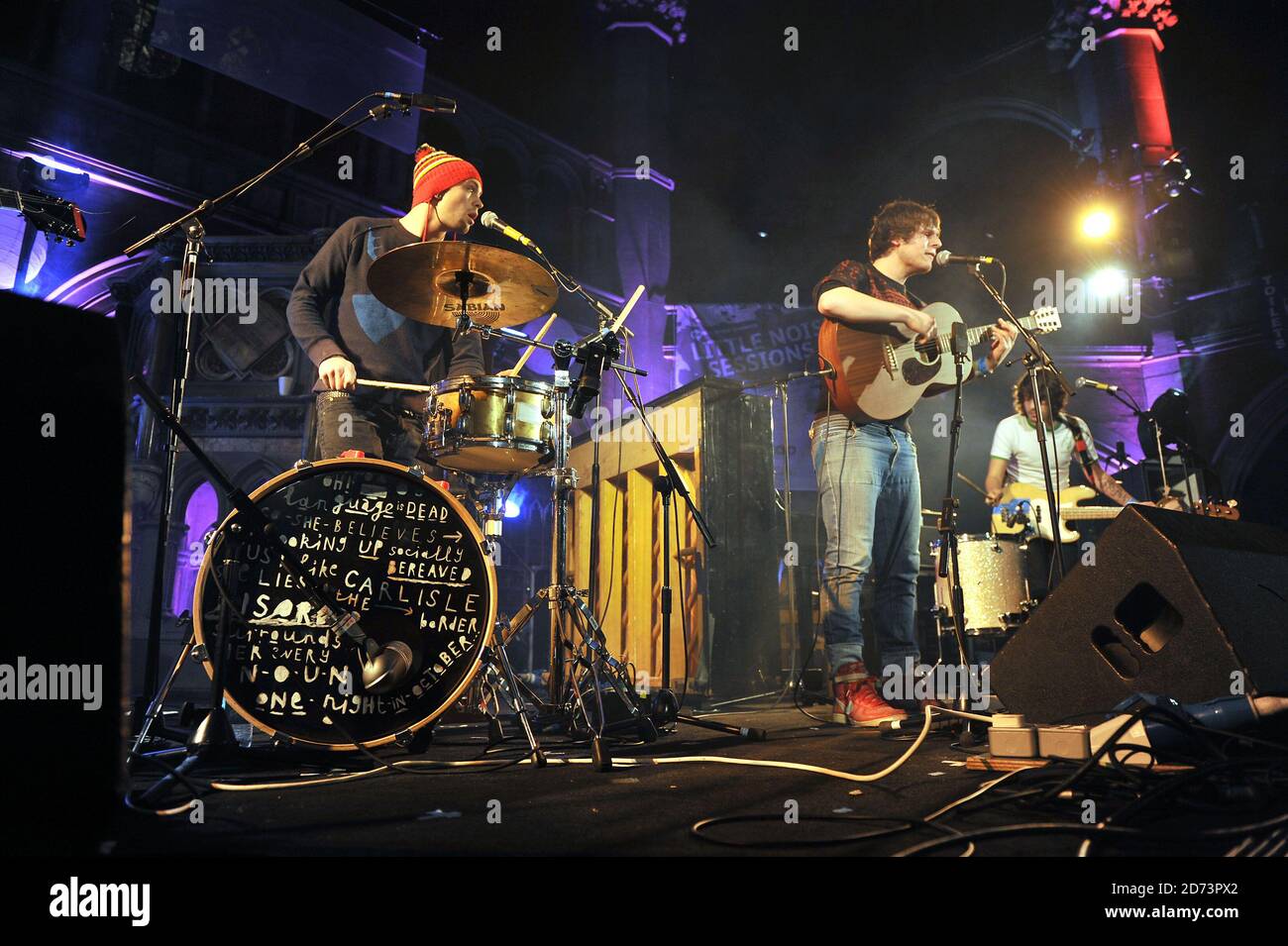 Little Comets perform live at the Union Chapel in north London, as part ...