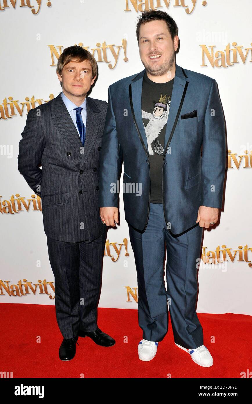 Martin Freeman and Marc Wootton arrive at the premiere of new film ...