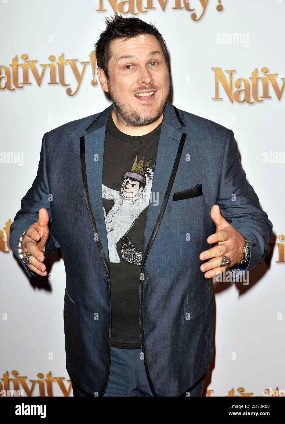 Marc Wootton arrives at the premiere of new film Nativity, at the ...