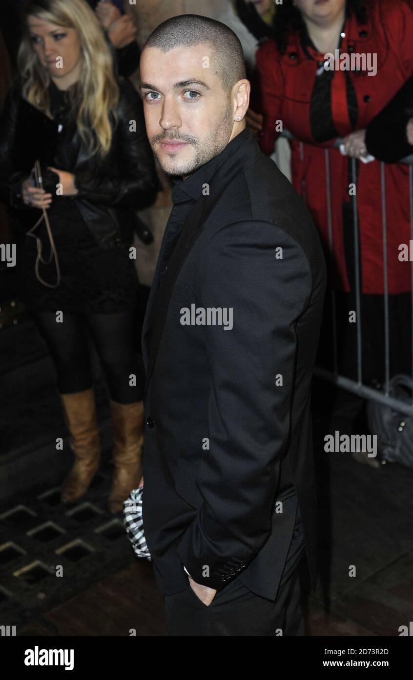 Shayne Ward arrives for the Stephen Gately Memorial Service, at the ...