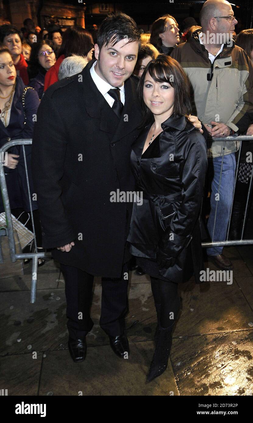 Lisa Scott-Lee and husband Johnny Shentall arrive for the Stephen ...