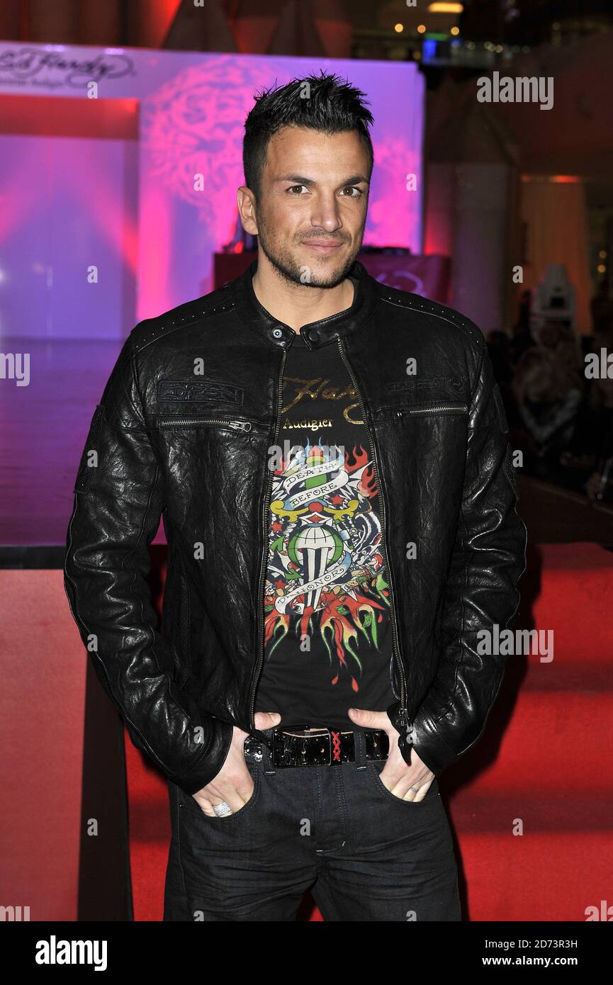 Peter Andre attending the launch of the new Ed Harding store in ...