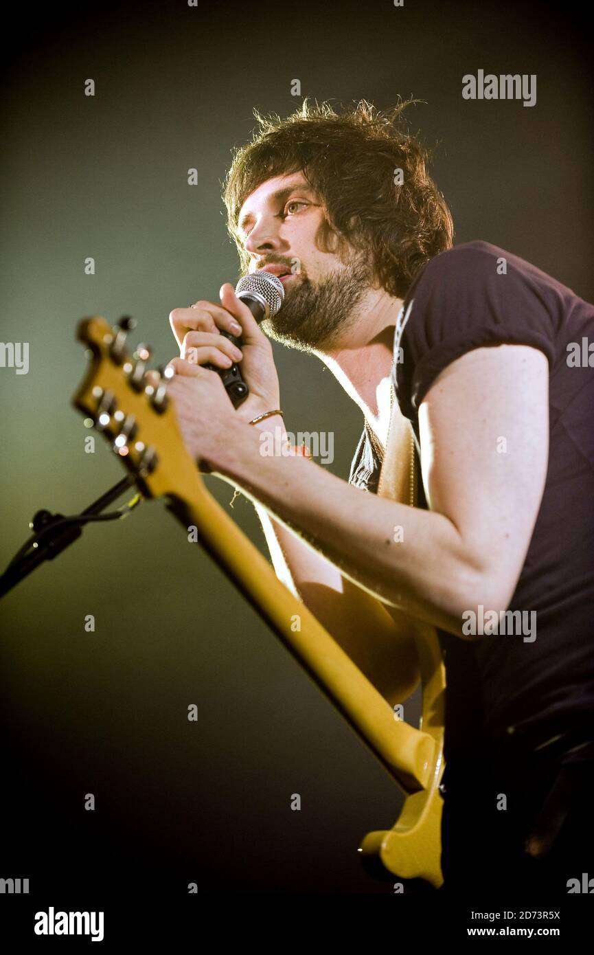 Sergio Pizzorno of Kasabian performs an exclusive Myspace gig at Heaven ...
