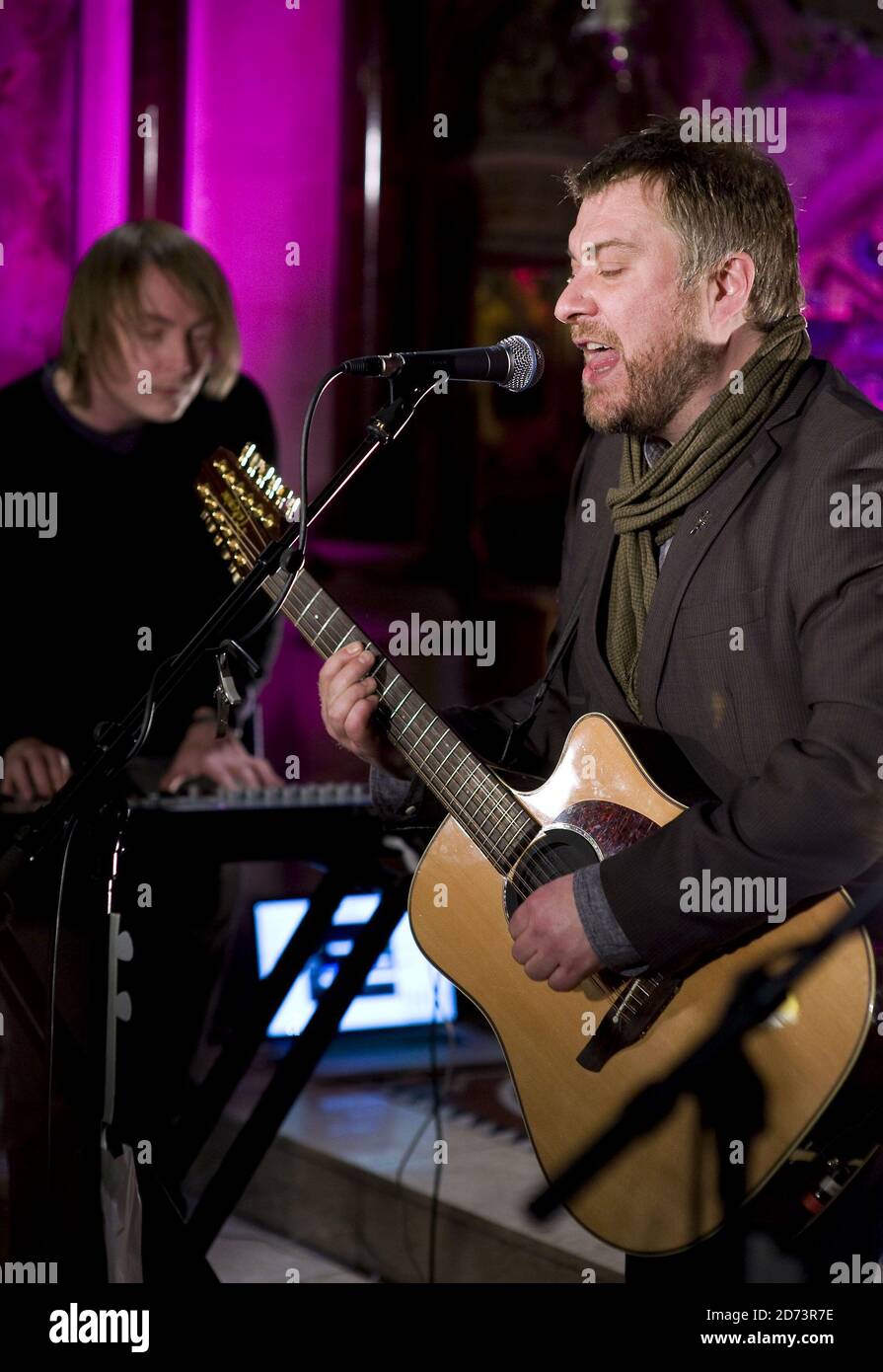 Doves perform in St Bernabas Chapel, in central London, in a live ...