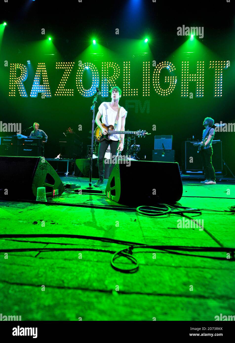 Razorlight perform live at the XFM Winter Wonderland, held at Brixton ...