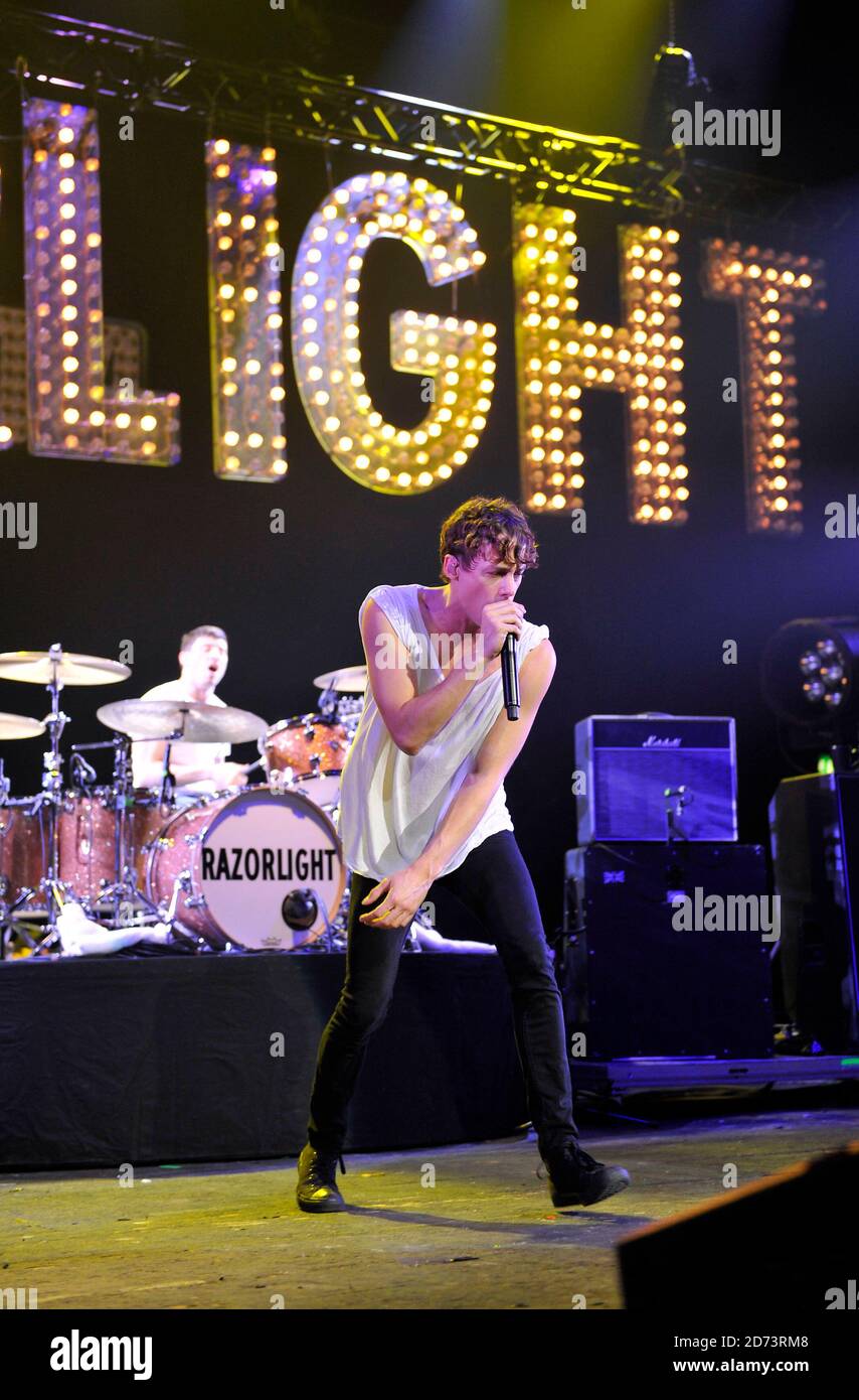 Razorlight perform live at the XFM Winter Wonderland, held at Brixton ...