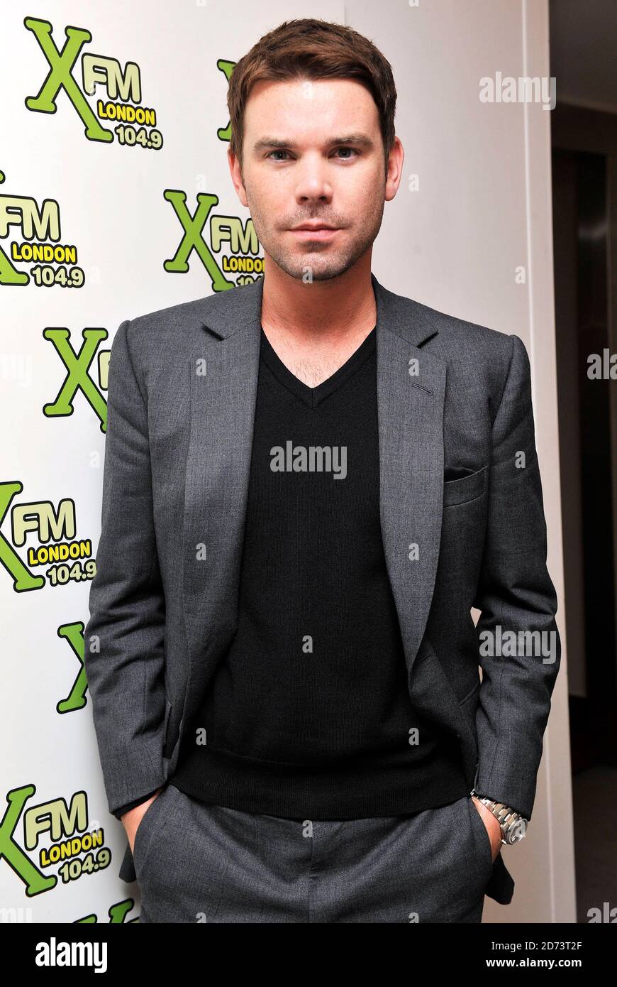 Dave Berry poses for photographs after presenting his first all-new XFM ...