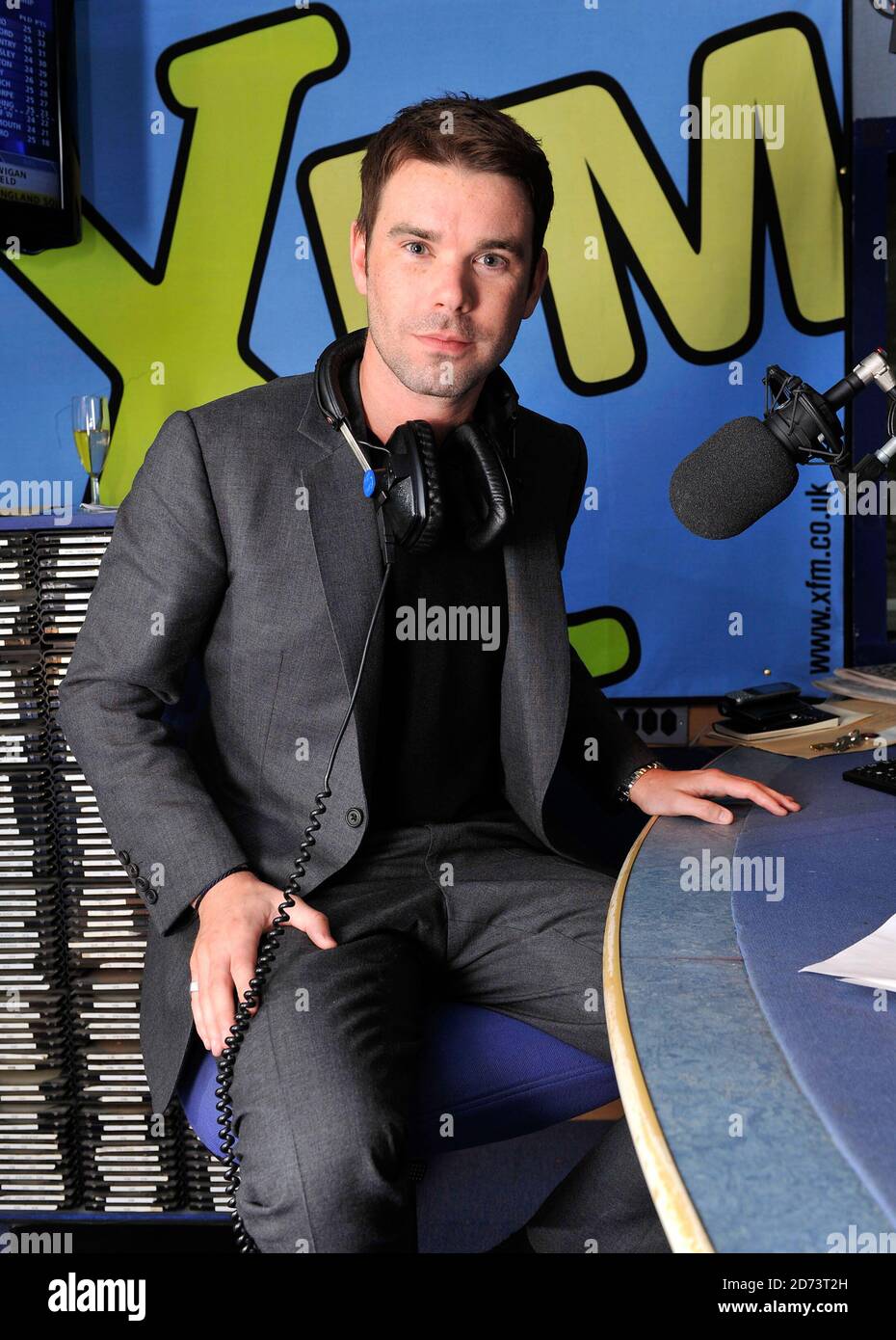 Dave Berry poses for photographs after presenting his first all-new XFM ...