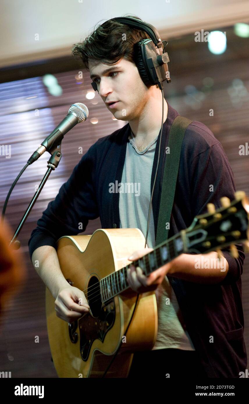 Ezra Koenig of Vampire Weekend performs live at the Absolute Radio ...