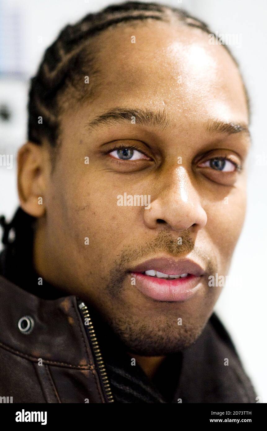 Lemar poses for photographs after being interviewed on the Big Top 40 ...