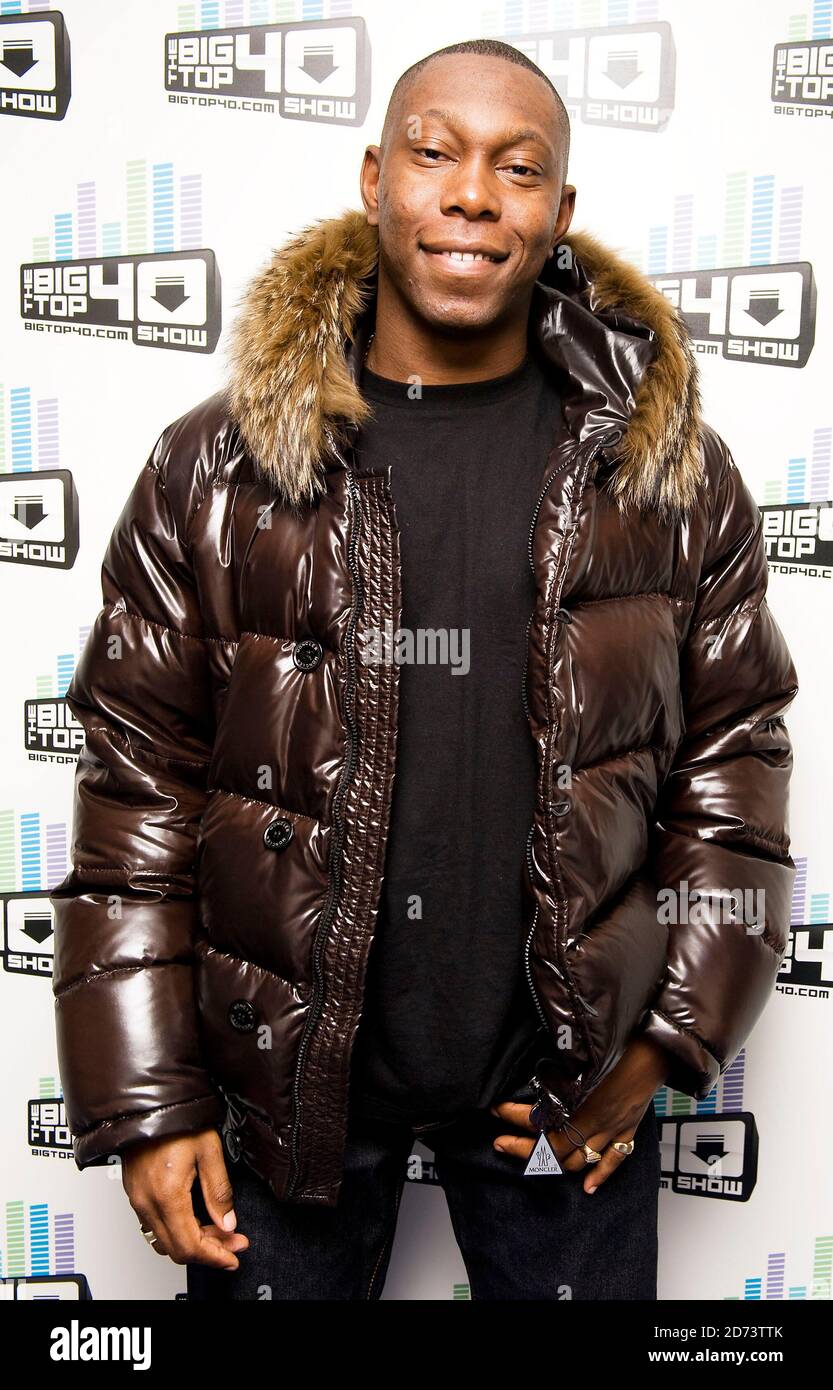 Dizzee Rascal poses for photographs after being interviewed on the Big ...
