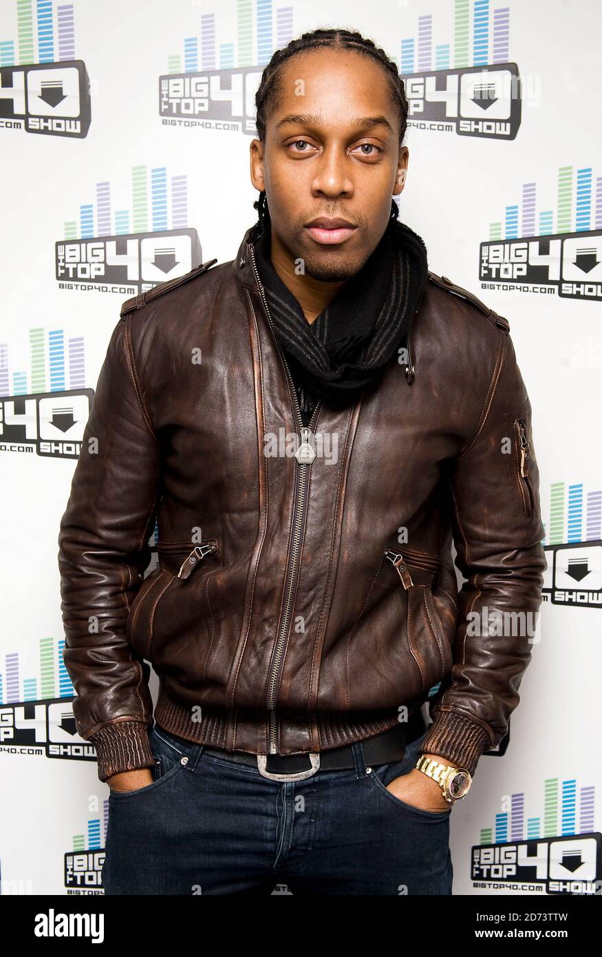 Lemar poses for photographs after being interviewed on the Big Top 40 ...