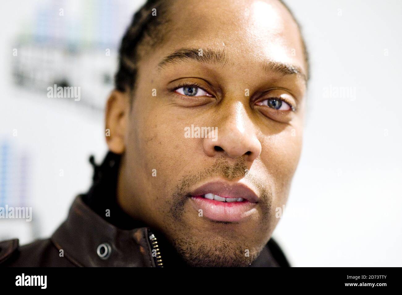 Lemar poses for photographs after being interviewed on the Big Top 40 ...