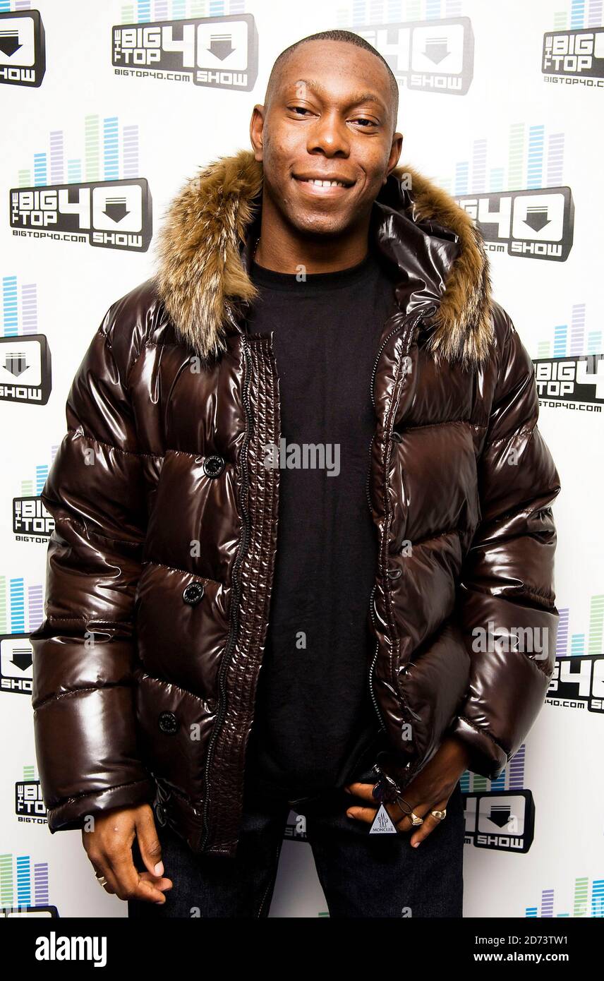 Dizzee Rascal poses for photographs after being interviewed on the Big ...