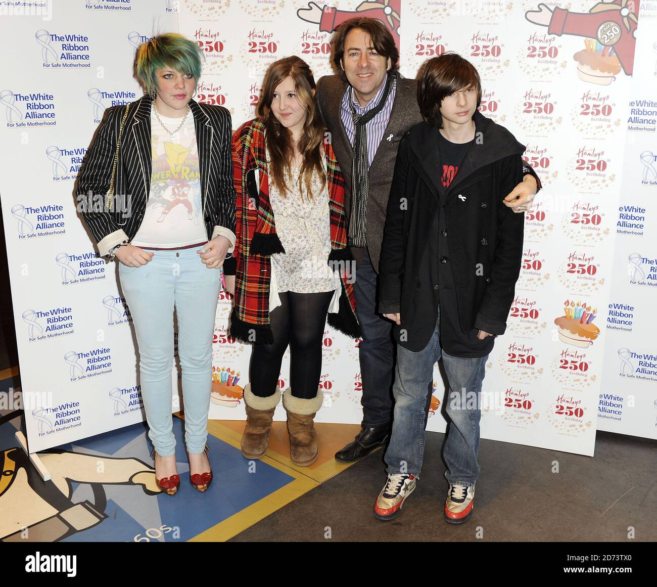 Jonathan Ross and family arrive at the Hamleys 250th Birthday Party, at ...