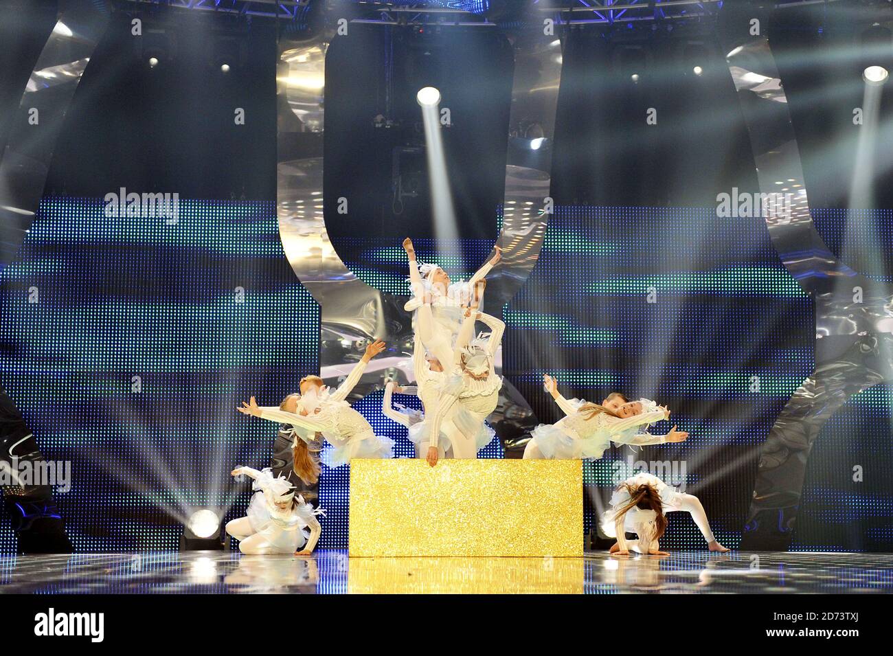 Finalists The Box perform during the final of Sky TV's Got To Dance, at ...