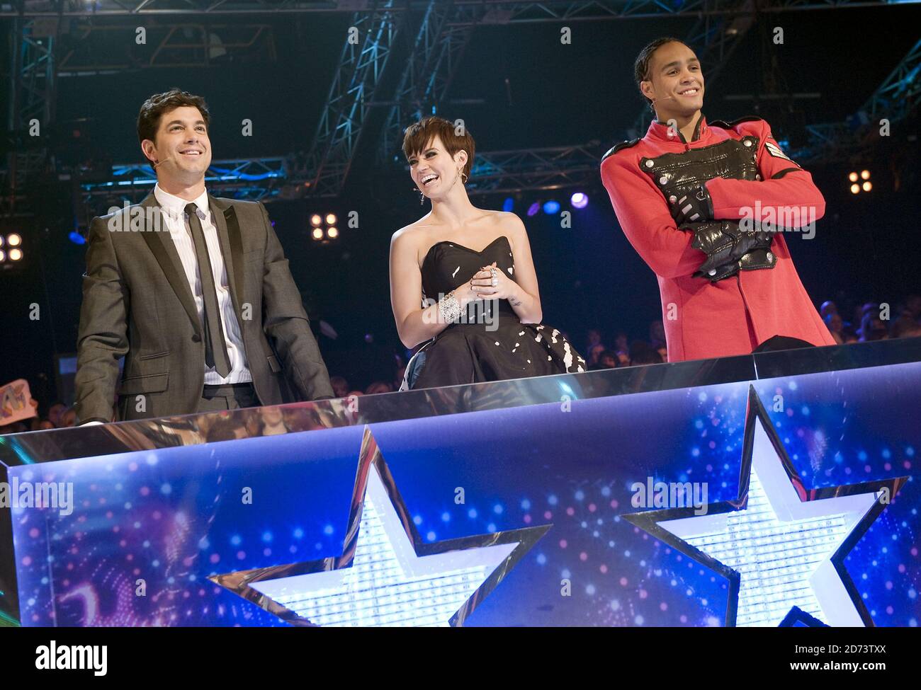 Sky TV's Got To Dance judges (l-r) Adam Garcia, Kimberly Wyatt and ...