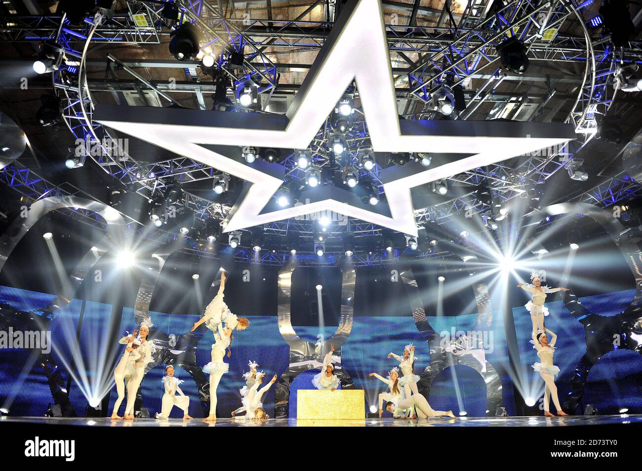 Finalists The Box perform during the final of Sky TV's Got To Dance, at ...