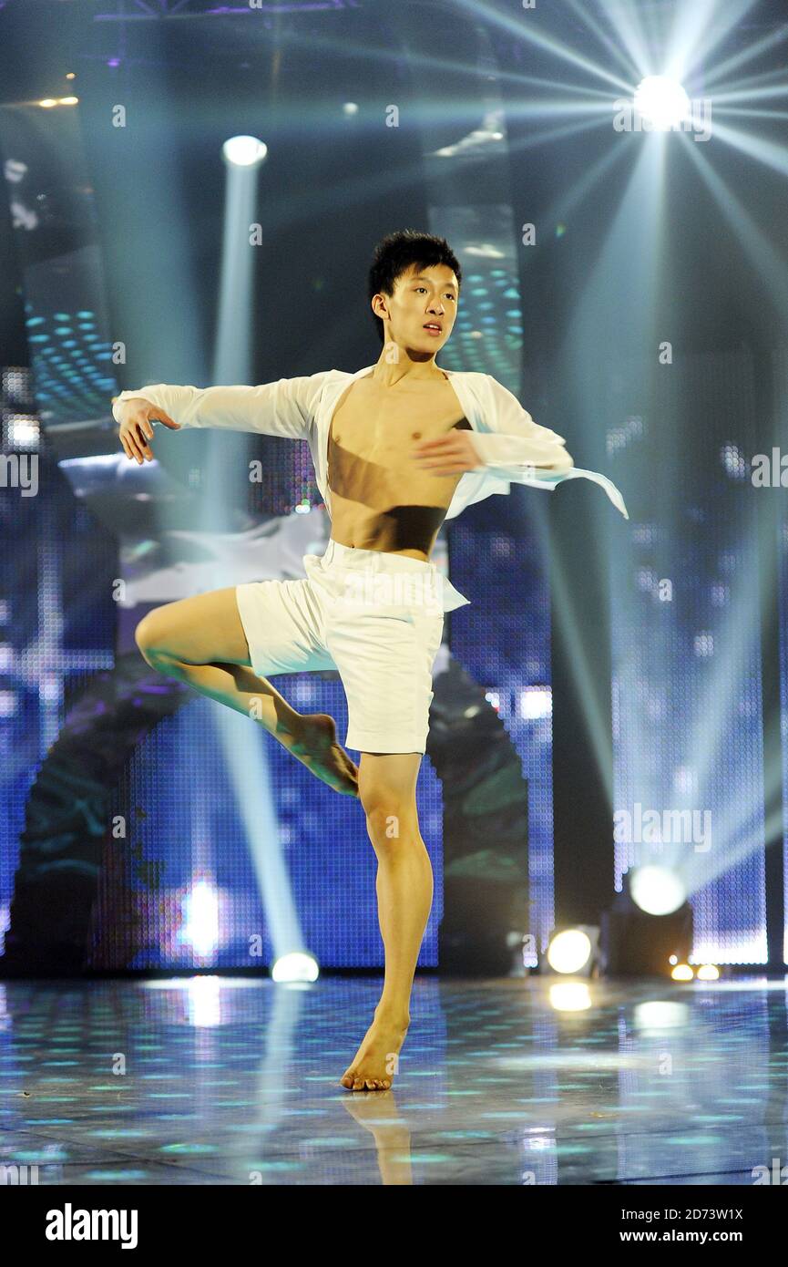 Finalist Matthew Koon performs during the final of Sky TV's Got To Dance, at the Maidstone ...